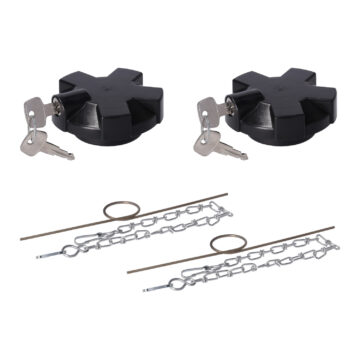 1079941 Tank Cap Set lockable solid with gasket and chain - CNG Spare Parts