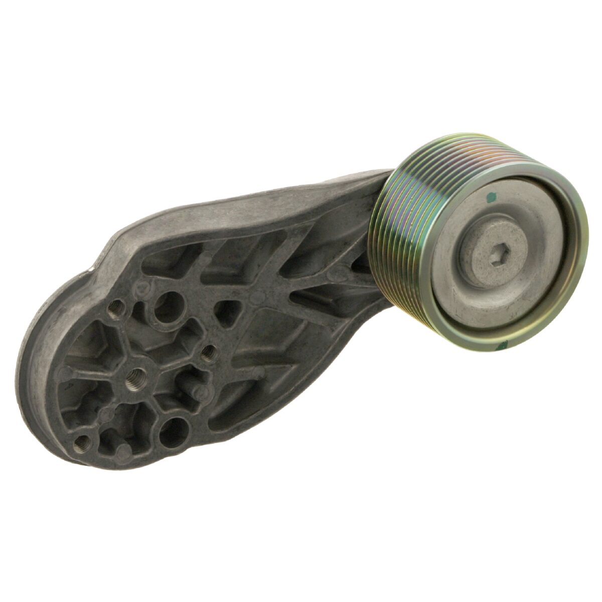 21766717 Idler Pulley with bracket for auxiliary belt - CNG Spare Parts