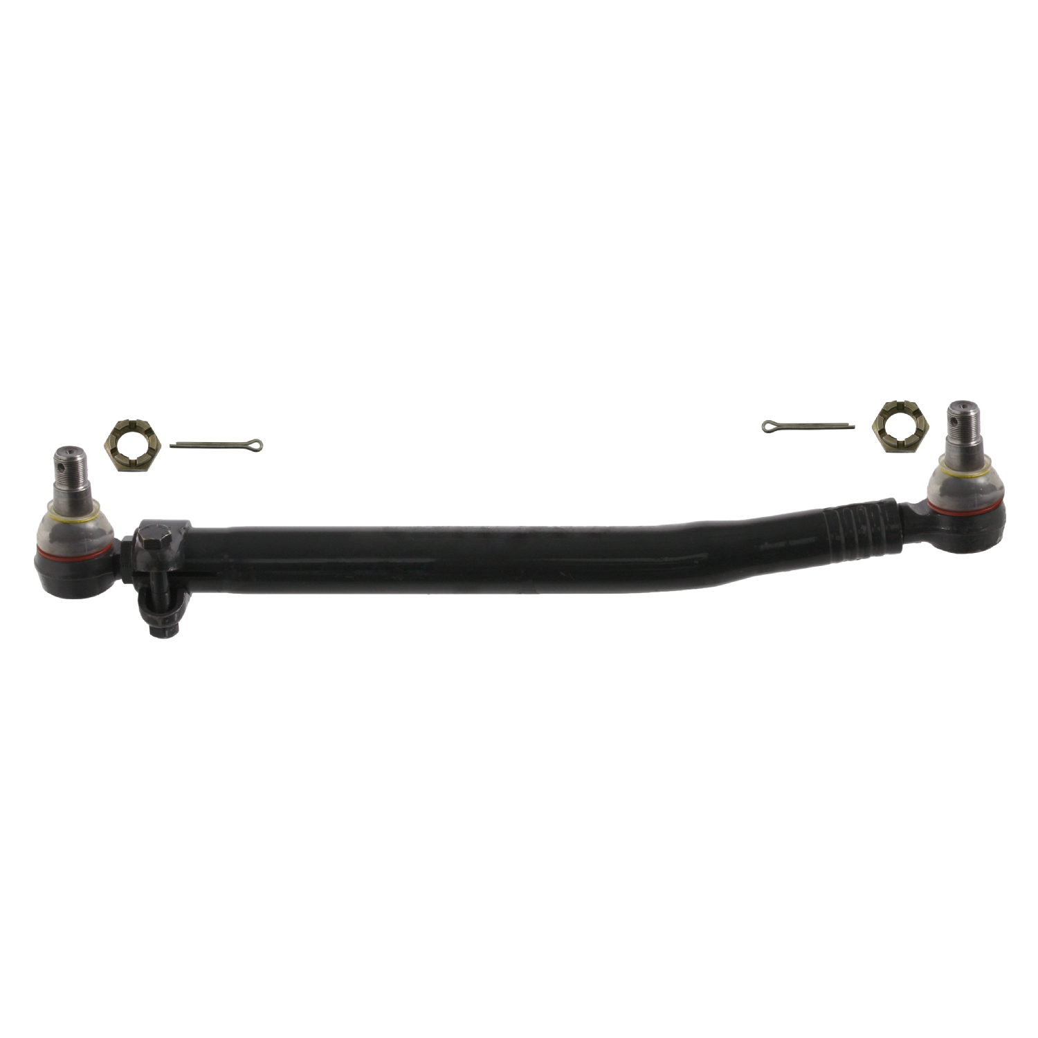 503127859 Drag Link with castle nuts and cotter pins - CNG Spare Parts